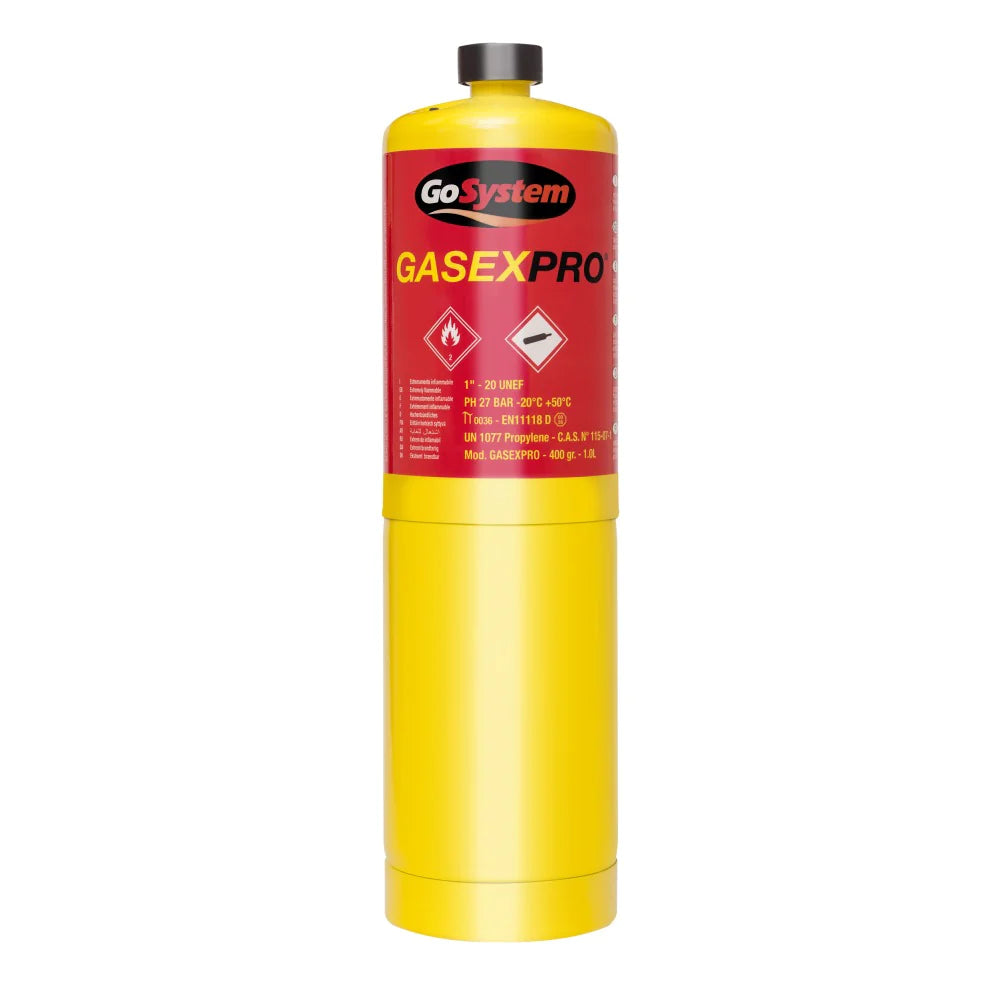 Go System GasexPro Propylene Gas Cylinder 400g go-system-gasexpro-propylene-gas-cylinder-400g