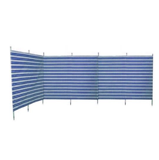 Blue Diamond 7 Pole Traditional-Style Windbreak