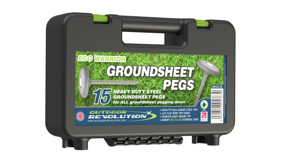 Outdoor Revolution - Eco Warrior Groundsheet Pegs x15